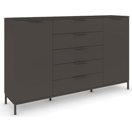 Rauch Kombikommode &raquo;Kommode T&uuml;rkommode Sideboard Kombikommode FLIPP&laquo; Breite 160/180 cm mit 4 Einlegeb&ouml;den, 2-t&uuml;rig mit 5 Schubladen und Soft-Close-