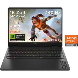 HP Gaming-Notebook &raquo;Omen 16-ap0095ng&laquo; 40,6 cm / 16 &prime;&prime; AMD Ryzen 9 GeForce RTX 5070 1.000 GB SSD schwarz