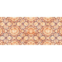 ARCHITECTS PAPER Fototapete &raquo;Atelier 47 Watercolour Ornament 1&laquo; ornamental glatt Vlies, Wand, Schr&auml;ge, Decke orange Vlies