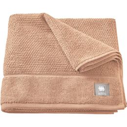 Musterring Handtuch &raquo;Solid&laquo; hautschmeichelnde Airtouch Qualit&auml;t grau Frottee, Baumwolle