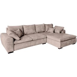 Home Affaire Ecksofa &raquo;Cara Mia L-Form, B: 325 cm - OTTO. Verl&auml;ssliche Qualit&auml;t.&laquo; mit 4 Zierkissen, optional Bettfunktion & Bettkasten Luxus-Microfaser