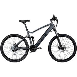 Z&uuml;ndapp Z&uuml;ndapp Unisex &raquo;XFS&laquo; 27 Gang Shimano Tourney TX Schaltwerk Kettenschaltung Heckmotor 250 W Pedelec, Elektrofahrrad f&uuml;r Damen u. Herren, MTB schwarz