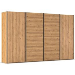 Rauch Schwebet&uuml;renschrank &raquo;Kleiderschrank Schrank Garderobe Schlafzimmerschrank SCALE-WOOD&laquo; senkrecht geteilte T&uuml;ren in robuster massiver Asteiche 