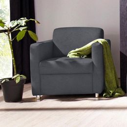 Sit & More sit&more Sessel &raquo;Belfort&laquo; grau Flachgewebe (100% Polyester);Luxus-Microfaser ALTARA NUBUCK (100% Polyester);Luxus-Microfaser (90% Polyester, 10% 