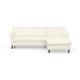 Sit & More sit&more Ecksofa &raquo;Marano L-Form&laquo; inklusive Kopfteilverstellung, wahlweise mit Bettfunktion, Bettkasten beige 98% Polyester, 2% Polyamid