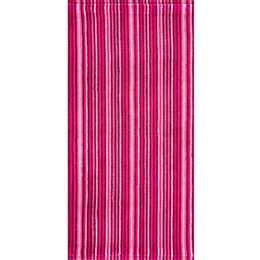 Egeria Handt&uuml;cher &raquo;Combi Stripes&laquo; mit feinen Streifen, 100% Baumwolle pink Walkfrottee, Obermaterial: 100% Baumwolle