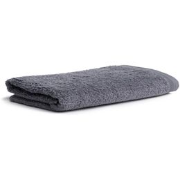 M&ouml;ve Badetuch &raquo;Superwuschel&laquo; Badetuch mit Bord&uuml;re, 100% Premium Cotton Baumwolle, einfarbig, weich grau Walkfrottee, Baumwolle