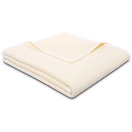 Biederlack Wohndecke &raquo;Cotton Sense&laquo; aus 100% Baumwolle beige Baumwolle