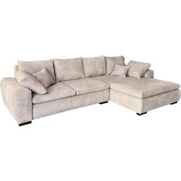Home Affaire Ecksofa &raquo;Cara Mia L-Form, B: 325 cm - OTTO. Verl&auml;ssliche Qualit&auml;t.&laquo; mit 4 Zierkissen, optional Bettfunktion & Bettkasten Luxus-Microfaser