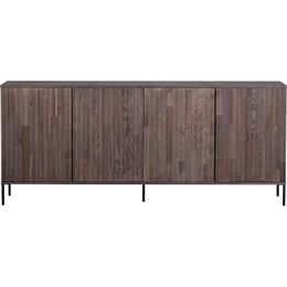Woood Sideboard &raquo;Gravu&laquo; Kommode, H 85 cm x B 200 cm x T 44 cm braun FSC -zertifizierter Holzwerkstoff