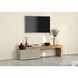 OTTO home Lowboard &raquo;Chronos TV-Board, TV-Schrank&laquo; Breite verstellbar von 180 bis 260 cm, 1 Stk. tlg. Breite 220 cm TV-Board,Lowboard,1 Klappe und ein 