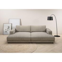 Home Affaire Loungesofa &raquo;Enisa, B/T/H: 290/170/85 cm&laquo; Zeitloses und stylisches Loungem&ouml;bel, Mega-Sofa, Big-Sofa XXL beige 95% Polyester, 5% Nylon