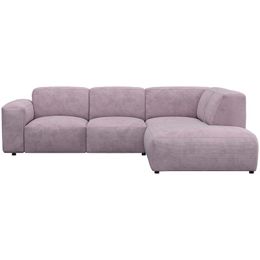 FLEXLUX Ecksofa &raquo;Lucera, super Sitzkomfort durch Kaltschaum im Sitz, L-Form&laquo; modern & anschmiegsam, Designsofa, modernes skandinavisches Design lila 