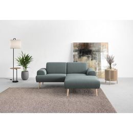Home Affaire Ecksofa &raquo;Swift Scandic Design, komfortabler Federkern, Breite 192cm, L-Form&laquo; Federkern-Polsterung, B/T/H: 192/83/176 cm blau 100% 