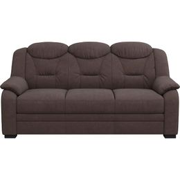 COTTA 3-Sitzer &raquo;Marcus&laquo; Sofa mit hoher R&uuml;ckenlehne grau 100% Polyester