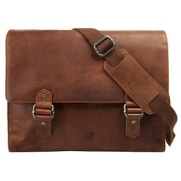 Bodenschatz Damen Bodenschatz Messenger Bag echt Leder braun