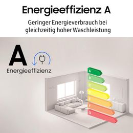 Samsung Waschmaschine WW5000F &raquo;WW1EFG5U34AEEG&laquo; 10 kg 1350 U/min AI EcobubbleTM - Effizient und schonend waschen Mikroplastikprogramm - kann Mikroplastik im 