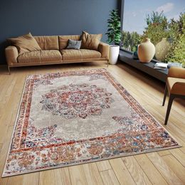 Hanse Home Teppich &raquo;Maderno&laquo; rechteckig 8 mm H&ouml;he L&auml;ufer, Orientalisch, Kurzflor, Wohnzimmer, Schlafzimmer, Esszimmer beige Jute, Polyester, 