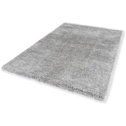 Sch&ouml;ner Wohnen Kollektion SCH&Ouml;NER WOHNEN-Kollektion Hochflor-Teppich &raquo;Savage 190&laquo; rechteckig 45 mm H&ouml;he Wohnzimmer silber Kunstfaser