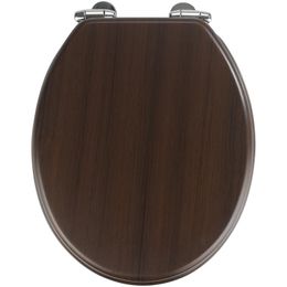 Wenko WC-Sitz &raquo;Wenge&laquo; Mit Absenkautomatik braun MDF - Mitteldichte Holzfaserplatte