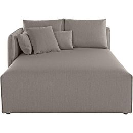 OTTO home Ottomane &raquo;N&ouml;re&laquo; Lounge-Modul - zum eigenen Zusammenstellen, Breite 138cm, Tiefe 168cm grau 100% Polypropylene