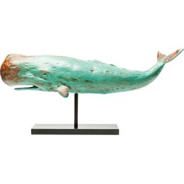 KARE Dekofigur &raquo;Deko Figur Whale Base 77cm&laquo; blau Polyresin