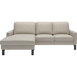 Home Affaire Ecksofa &raquo;Lecce, L-Form, Federkernpolsterung, Breite 224 cm&laquo; inkl. saugroboterfreundliche H&ouml;he & schmale Armlehnen 100% Polyester