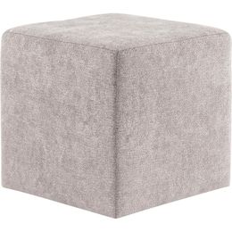 COTTA Hocker &raquo;Cuby&laquo; Sitzw&uuml;rfel, Cube, Sitzhocker grau 100% Polyester