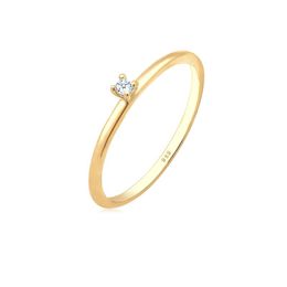 Elli DIAMONDS Damen Elli DIAMONDS Diamantring &raquo;Verlobung Solit&auml;r Diamant (0.015 ct.) 585 Gelbgold&laquo;