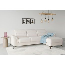 Sit & More sit&more Ecksofa &raquo;Sinatra L-Form&laquo; mit Recamiere, optional mit Kopfteilverstellung und Armteilfunktion beige 100% Polyester