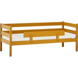 Hoppekids Einzelbett &raquo;ECO Comfort Kinderbett, Kiefer Massivholz, Jugendbett inkl. Rollrost&laquo; 70x160 cm, wahlweise in verschieden Farben/ Matratze/ 