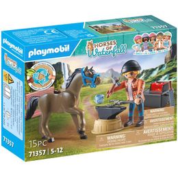 Playmobil Konstruktions-Spielset &raquo;Hufschmied Ben & Achilles (71357), Horses of Waterfall&laquo; bunt Konstruktions-Spielset