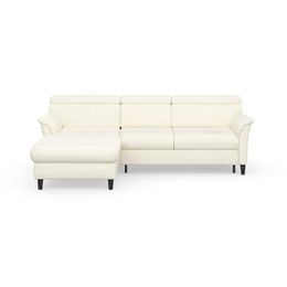 Sit & More sit&more Ecksofa &raquo;Marano L-Form&laquo; inklusive Kopfteilverstellung, wahlweise mit Bettfunktion, Bettkasten beige 98% Polyester, 2% Polyamid