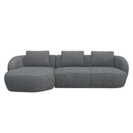 FLEXLUX Wohnlandschaft &raquo;Torino, rund, L-Form, Sofa-Ecke mit Recamiere, Longchair-Sofa&laquo; Modernes, organisches Sofa-Design, Kaltschaum, 
