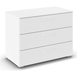 Rauch Schubkastenkommode &raquo;Sideboard Schubladenkommode OTELI mit Dekor- und Hochglanzfront&laquo; Breite 80 cm inkl. Soft-Close-Funktion, mit 3 ger&auml;umigen 
