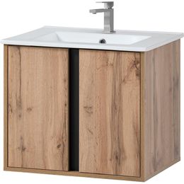 Inosign Waschtisch &raquo;Dex&laquo; Komplett-Set, Badschrank, Badm&ouml;bel inkl. Waschbecken, 60 cm Breite schwarz