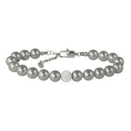 Vivance Damen Armband &raquo;Perle&laquo; grau