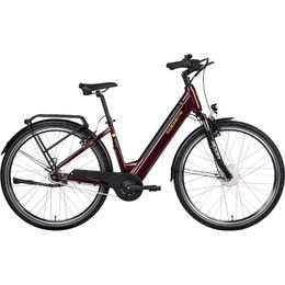Saxonette Unisex SAXONETTE &raquo;SAXONETTE Comfort Plus 5.0 E-Bike Damen 28 Zoll&laquo; 7 Gang Shimano Nexus 7 G&auml;nge Schaltwerk Nabenschaltung Frontmotor 250 W 
