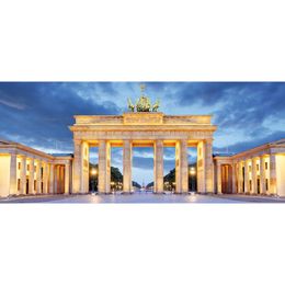 Leinwandbild &raquo;Brandenburger Tor&laquo; 1 Stk. tlg. bunt MDF, Papier
