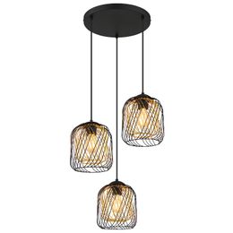 Globo LIGHTING H&auml;ngeleuchte &raquo;DICHTI&laquo; E27 1 Stk. H&auml;ngelampe/Pendelleuchte/Esszimmer/Wohnzimmer/Esstisch