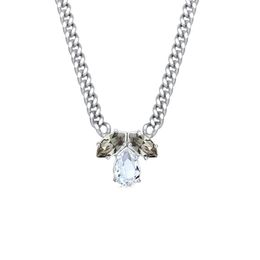 Elli Premium Damen Collierkettchen &raquo;Collier Tropfen Kristalle 925 Silber&laquo;