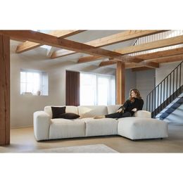 FLEXLUX Ecksofa &raquo;Lucera bequem und komfortabel durch hochwertigen Sitzaufbau, L.Form&laquo; modern & anschmiegsam, Kaltschaum, Stahl-Wellenunterfederung 