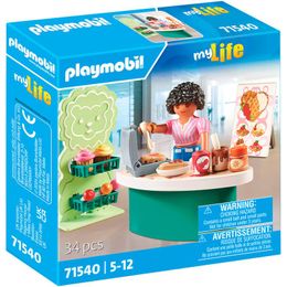 Playmobil Konstruktions-Spielset &raquo;S&uuml;&szlig;igkeitenstand (71540), My Life&laquo; Made in Europe bunt Konstruktions-Spielset