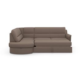 Sit & More sit&more Ecksofa &raquo;Panini L-Form&laquo; wahlweise mit Bettfunktion und Bettkasten grau