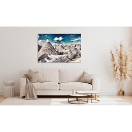 queence Acrylglasbild &raquo;Ellos&laquo; Himmel Italien Landschaft Stadt 1 Stk. tlg. Fine Art-Print in Galeriequalit&auml;t blau Acrylglas