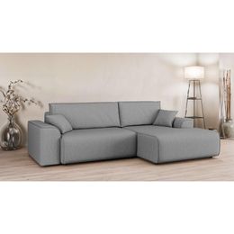 Home Affaire Ecksofa &raquo;Santenay mit Bettfunktion und Bettkasten, Ma&szlig;e: B/T/H 266/164/90 cm&laquo; L-Form mit Wellenfederung, Schlaffl&auml;che: 140x213 cm, auch 