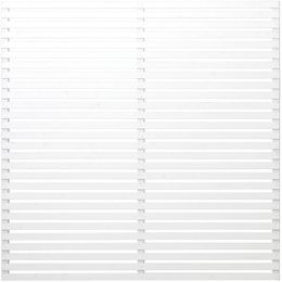 Plus Sichtschutzelement &raquo;Tokyo&laquo; f&uuml;r Montage auf bestehendem Fundament wei&szlig; Massivholz, Stahl