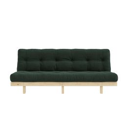 Karup Design Schlafsofa &raquo;Lean 200 Schlafsofa, G&auml;stebett, Sofa mit Futonmatratze&laquo; Inkl. Futonmatratze, Liegefl&auml;che 130x200 cm, FSC zertifizierte Kiefer gr&uuml;n Bezug: 