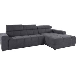 DOMO collection Ecksofa &raquo;Brandon gro&szlig;e Ausf&uuml;hrung B/T/H: 289/177/80 cm, auch in Leder und Cord&laquo; mit Kopfteilverstellung, wahlweise 