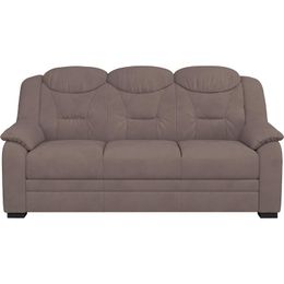 COTTA 3-Sitzer &raquo;Marcus&laquo; Sofa mit hoher R&uuml;ckenlehne braun 100% Polyester